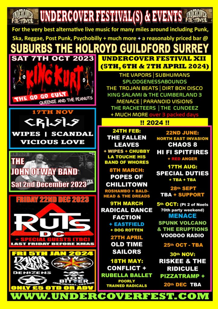 See You Down The Front! - Undercover Festival and Events